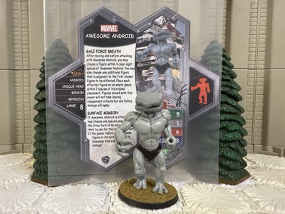 Heroscape Custom Awesome Android Dbl Side Card & Figure Marvel ...