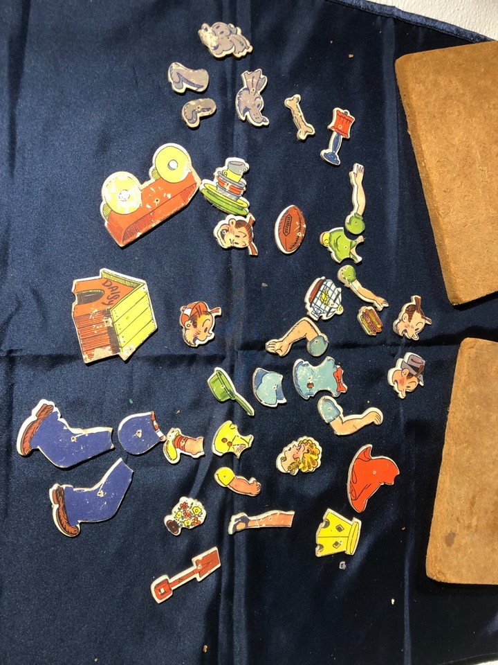 BLONDIE DAGWOOD BUMSTEAD COMIC STRIP CHARACTER HAMMER TACK PUZZLE SET ...