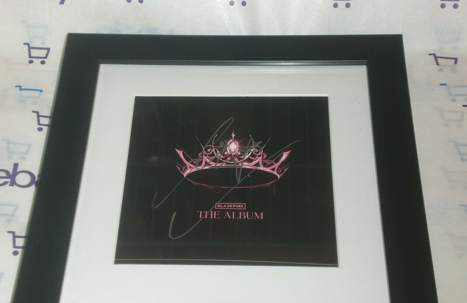 Buy LISA SIGNED & FRAMED BLACKPINK THE ALBUM CD DISPLAY AUTOGRAPH COA ...