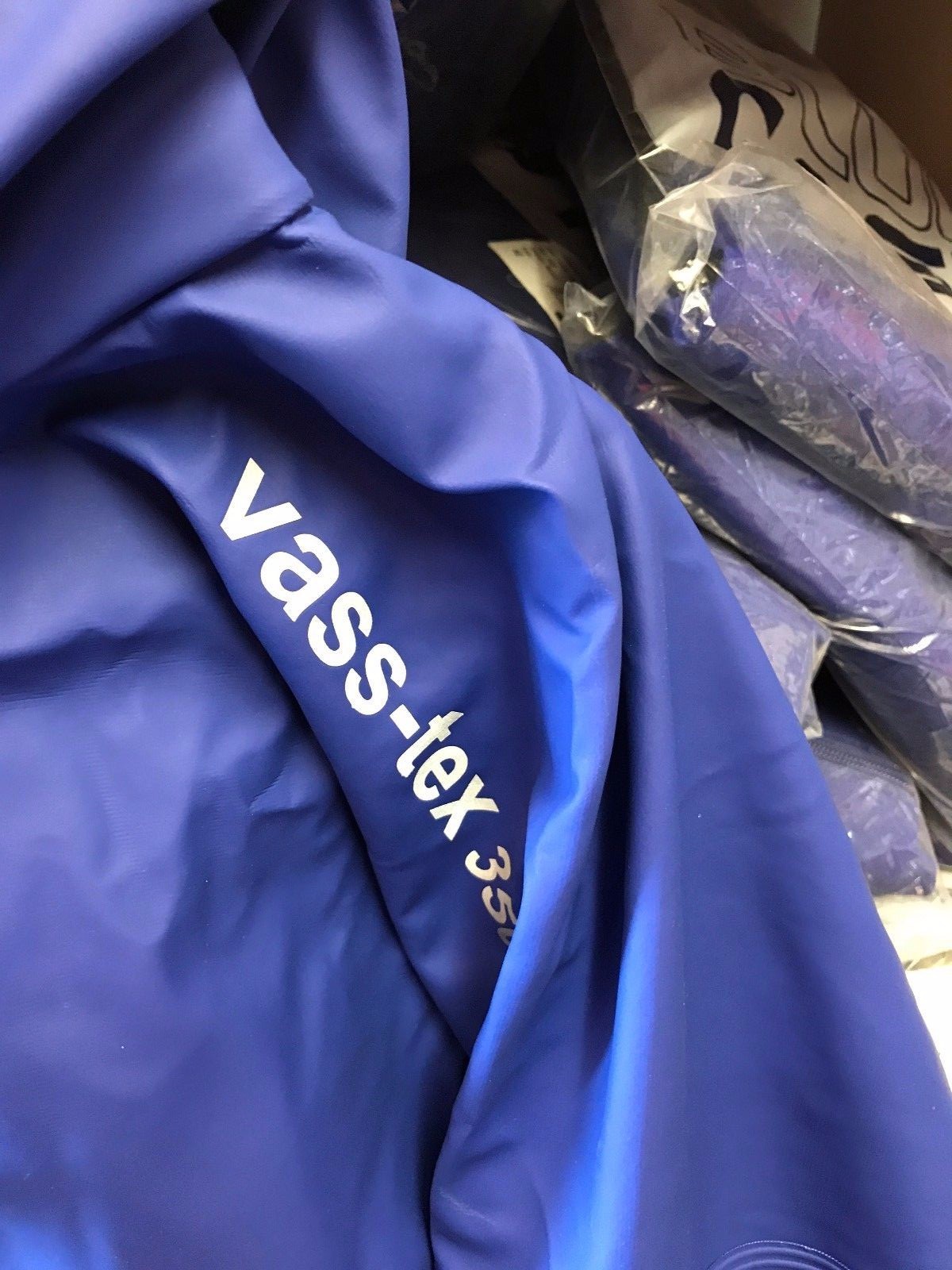 Vass-Tex 350 Heavy Duty Team Vass Smock BLUE - Waterproof & Windproof ...
