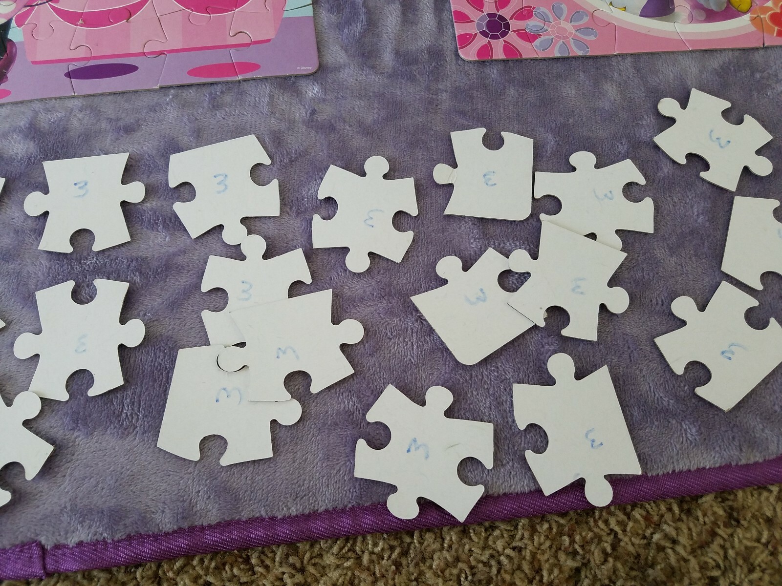 Lot of 3 Minnie Mouse Daisy Duck Puzzle 24 Pcs. Disney Junior Cardinal ...