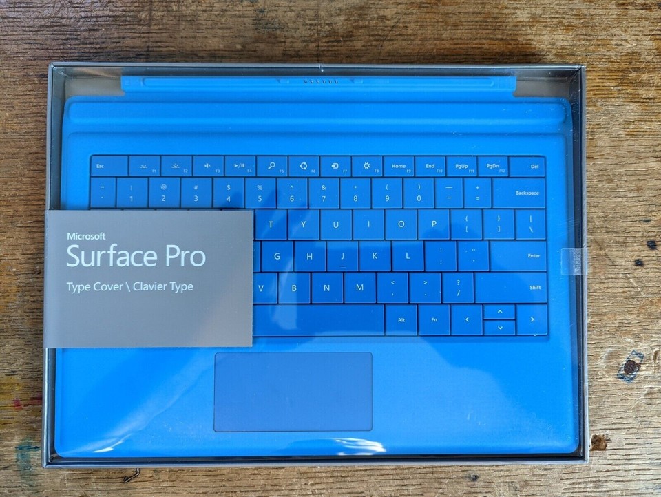 Microsoft Surface Pro 3 Model 1644 CYAN Type Cover Keyboard | eBay