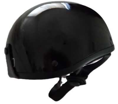 Stryker Helmets DOT Approved Skull Cap Motorcycle Half Helmets Black ...