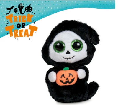 Plush Toy Ghost with Pumpkin Halloween H 20 cm | eBay