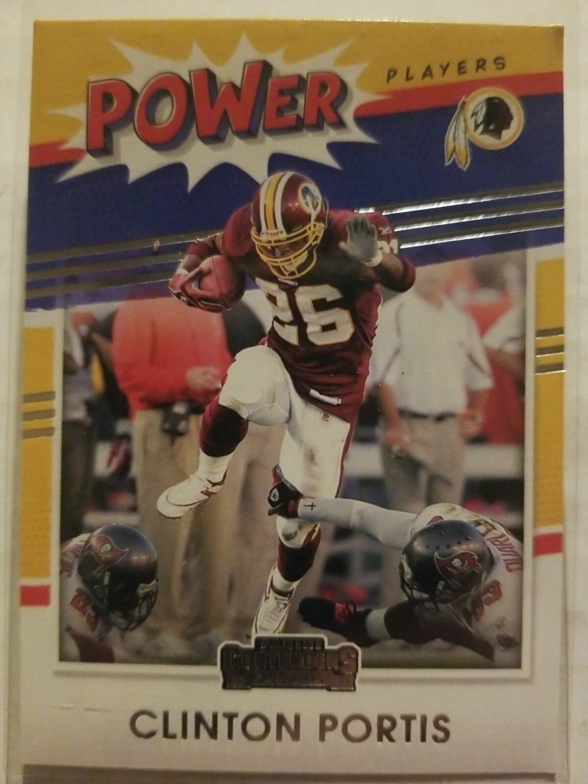 2021 CLINTON PORTIS Panini Contenders Power Players Washington Redskins ...