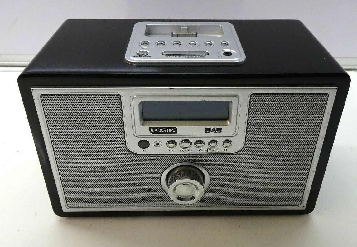 Logik DAB/FM Radio Alarm with Docking for Ipod LOG3007DI | eBay UK