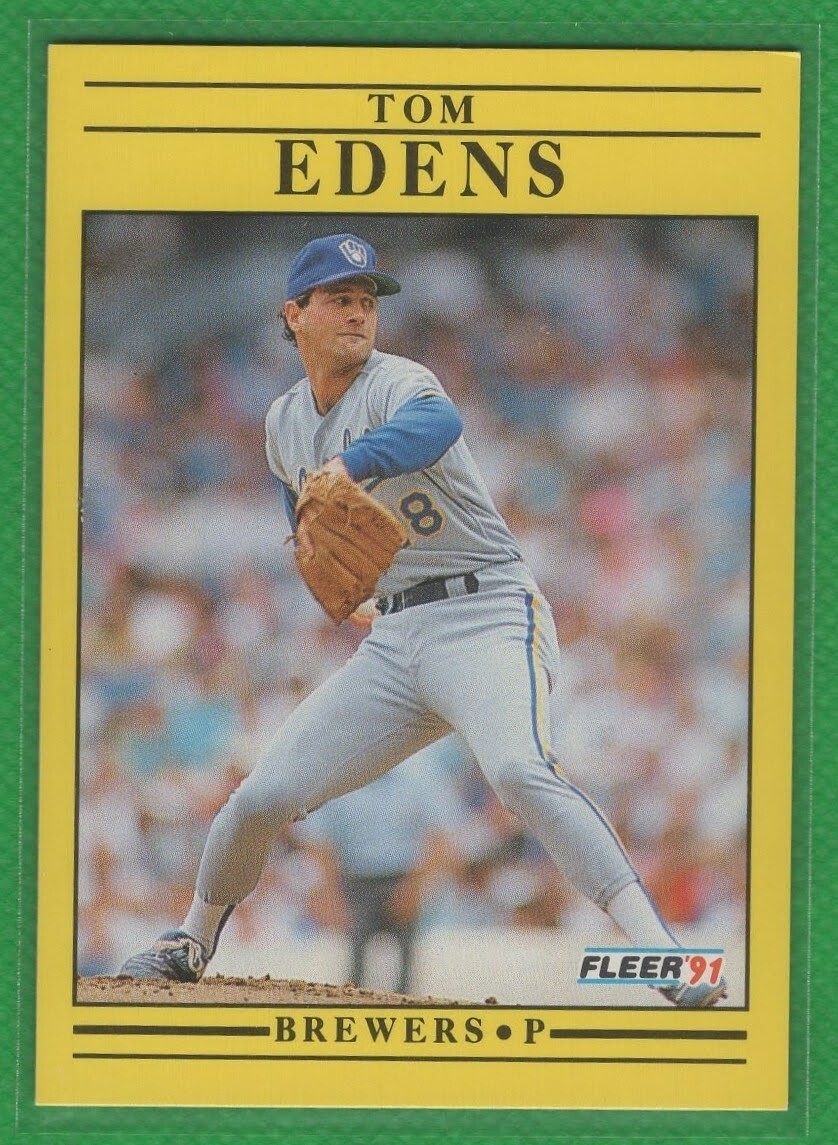 1991 Fleer - #582 Tom Edens (RC) for sale online | eBay