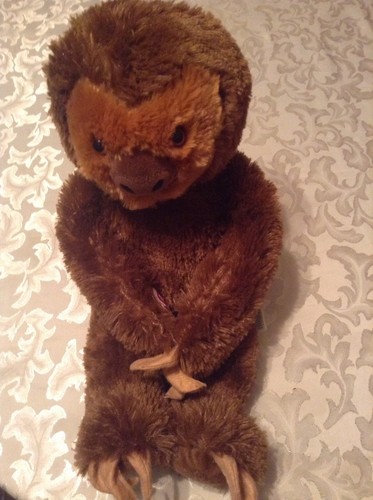 Build A Bear Sloth BAB 18 inch plush stuffed brown new | eBay