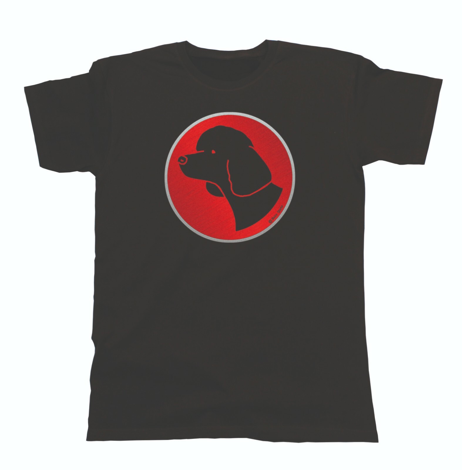 Mens Dog ORGANIC Cotton T-Shirt Retro Cartoon Style Gift Eco *CHOOSE ...