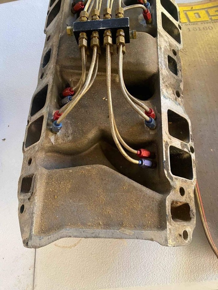 Modified C 454 Edelbrock Intake | eBay