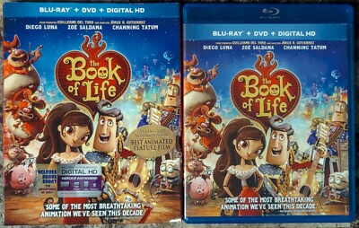 The Book of Life (Blu-ray + DVD, 2014, 2-Disc Set w Slipcover ...