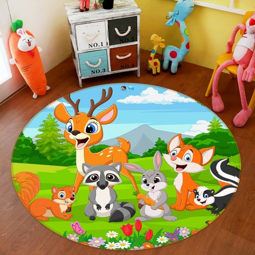 3D Fawn Squirrel ZHUA538 Game Non Slip Rug Mat Photo Carpet Zoe | eBay ...