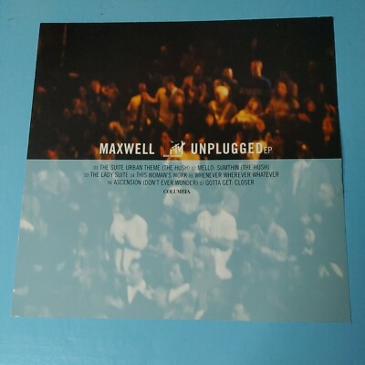Maxwell MTV Unplugged Poster Flat 12 X 12 Promo | eBay