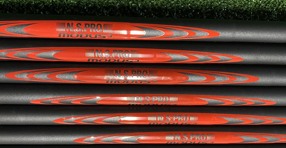 Set of 6 NS Pro Modus 3 Tour 105 Black Stiff Flex Golf Shafts 5 - PW | eBay