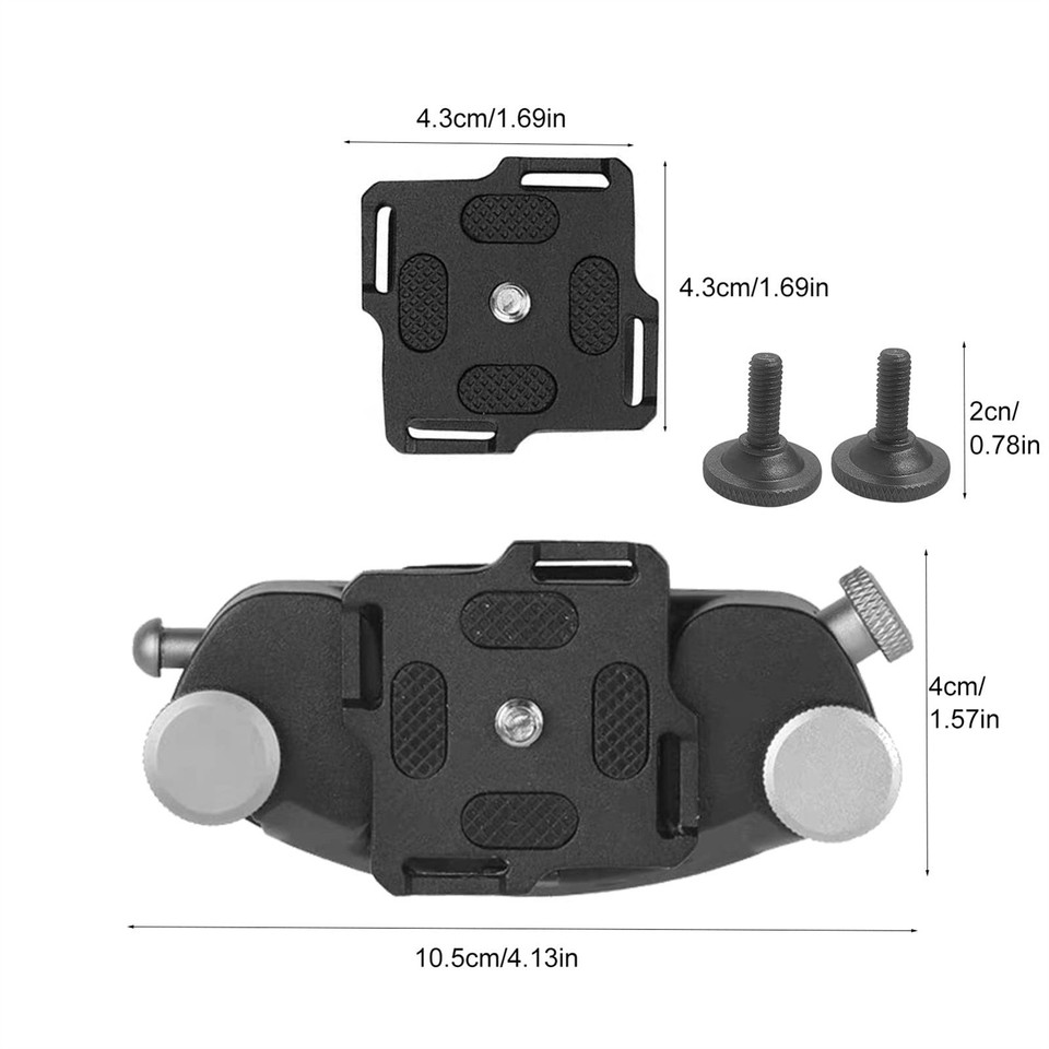 Camera Clip Waist Belt Quick Metal Release Backpack Holster Strap ...