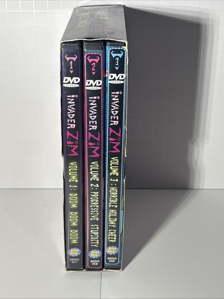 Invader Zim Complete Invasion DVD Box Set 2004 Nickelodeon 6-Disc Good ...