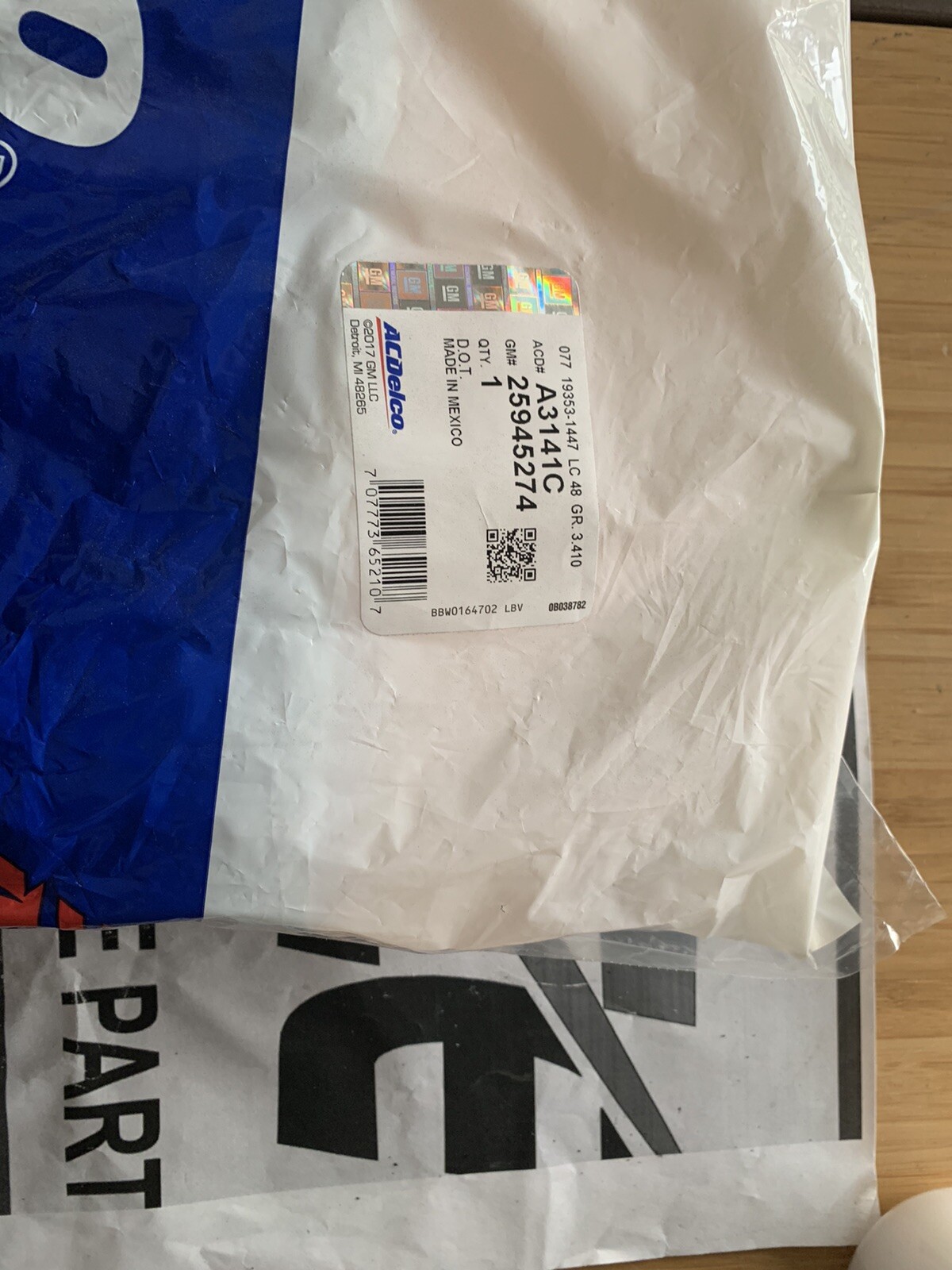 2x GenuineAC Delco A3141C Air Filter for 11-16 Chevy GMC 6.6L Duramax ...