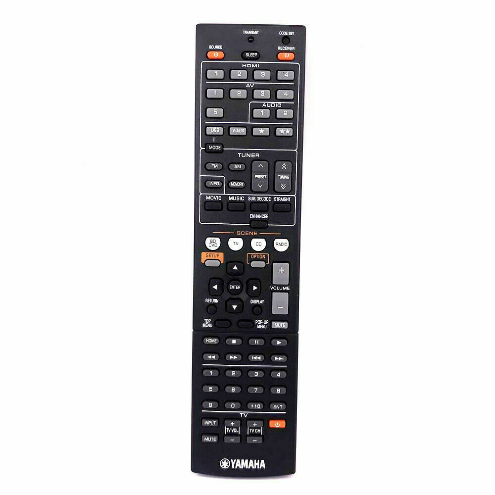 Remote Control Fit For Yamaha RX-V475 RX-V375 RX-V373 RX-V373BL AV A/V ...