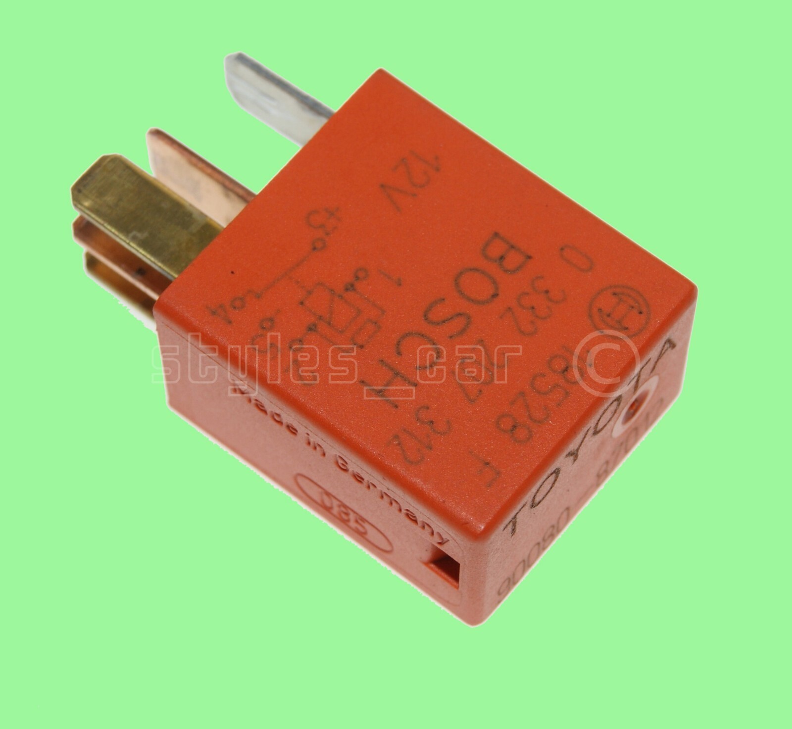 90080-87012 Toyota & Lexus (95-12) Multi-Use 5-Pin Orange Relay Bosch ...