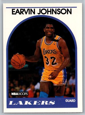 1989 NBA Hoops #270 Earvin Johnson Los Angeles Lakers | eBay