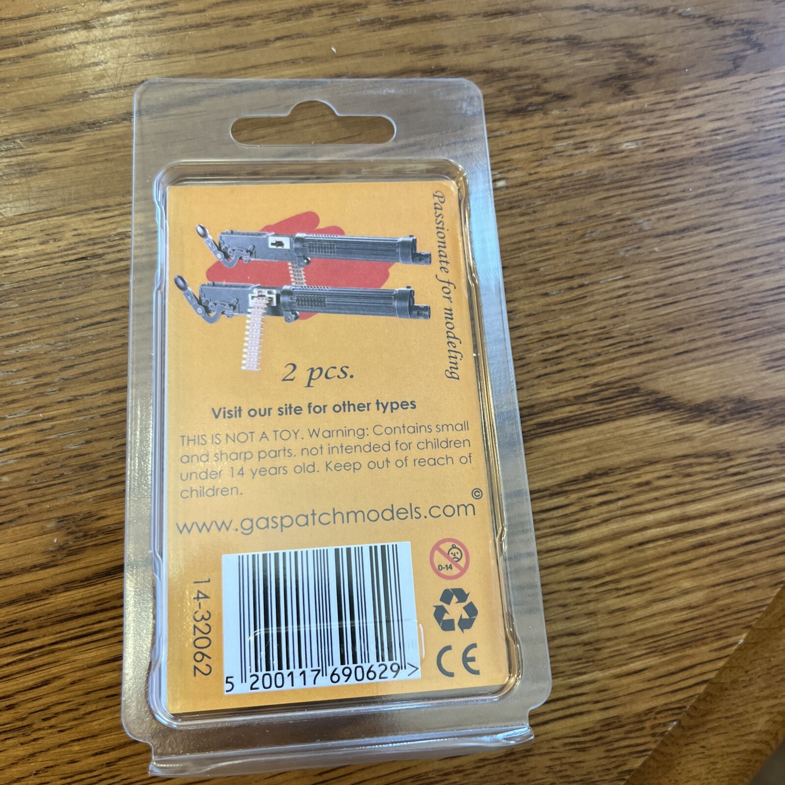 1/32 GasPatch #32062 Vickers Hyland Type B Std & Reverse Ammo Feed MG ...