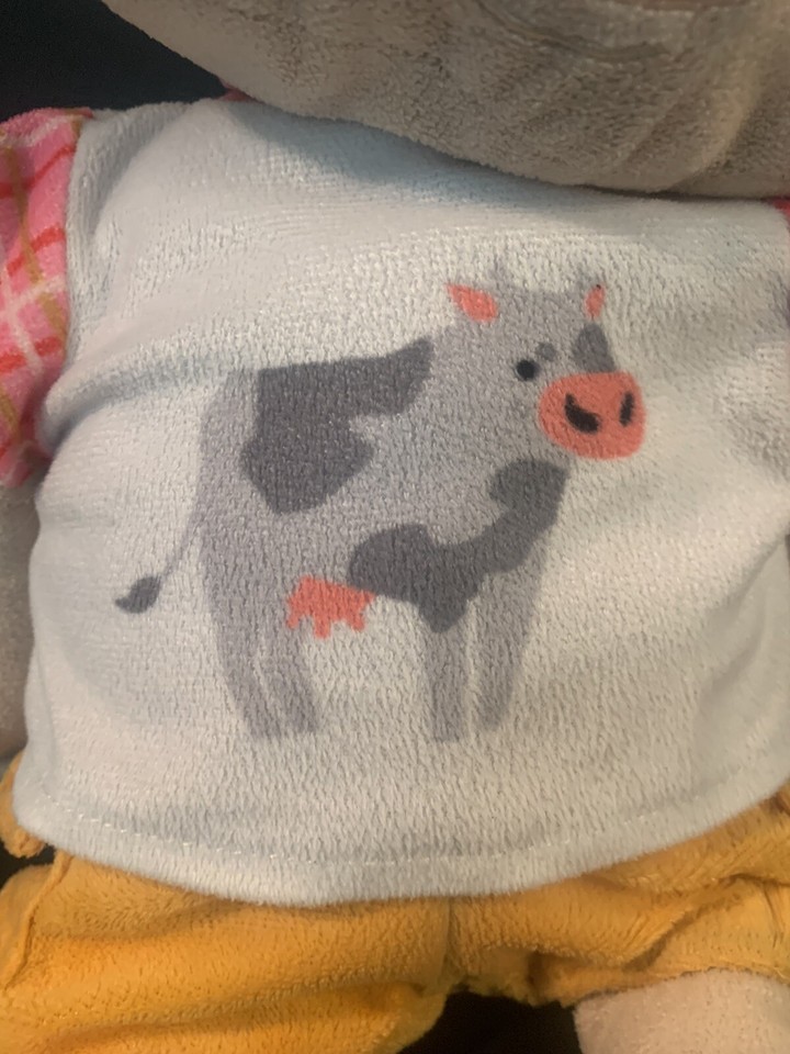 CoComelon Licenced 16” Cuddle Buddy Plush JJ Doll Farm Cow Shirt Coco ...