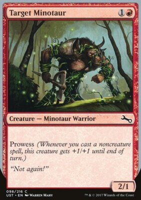 MTG Magic the Gathering Target Minotaur (98d/288) Unstable NM | eBay
