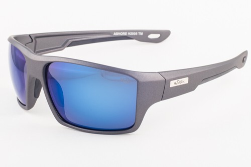 H2Optix ASHORE H2005 Matte Gunmetal / Grey Blue Flash Mirror Polar ...