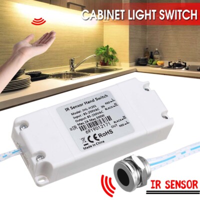IR Infrared Hand Wave Motion Sensor Automatic Light Lamp Control Switch ...