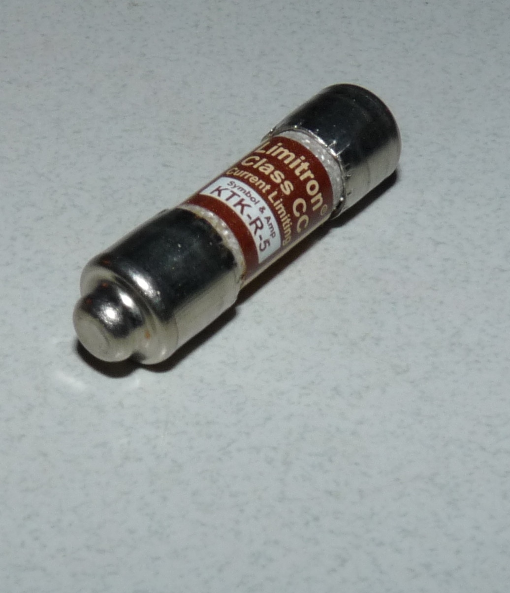 NEW COOPER BUSSMAN KTK-R-5 FUSE FOR ULTRASONIC CLEANER LIMITRON CC 5A ...