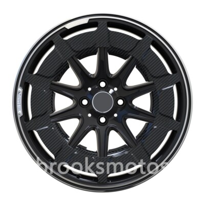 18" CARBON FIBER STYLE FORGED WHEELS RIMS FITS FOR SMART FORTWO W453 ...