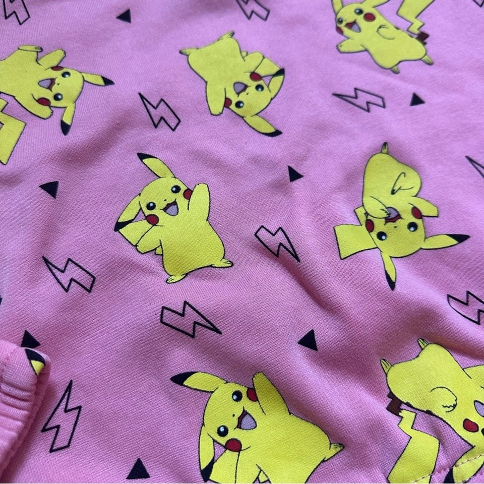 NEW! Pokemon Girl’s Sweatshirt, Pikachu, Collector, Pullover, Pink, M ...