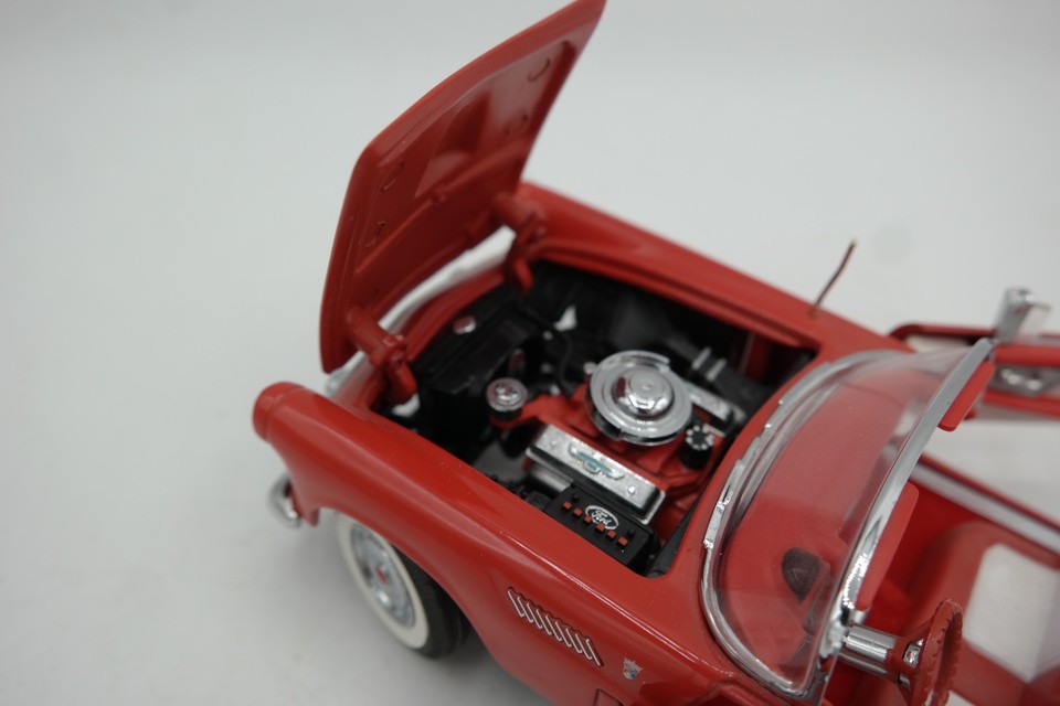 The DANBURY MINT '56 Ford T-Bird Red Loose Thunderbird *Missing Pieces ...