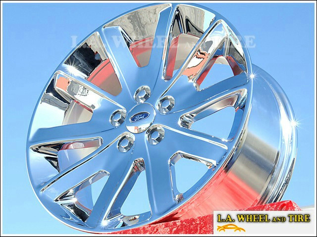 SET OF 4 CHROME 19" FORD FLEX OEM FACTORY WHEELS RIMS EDGE EXPLORER ...