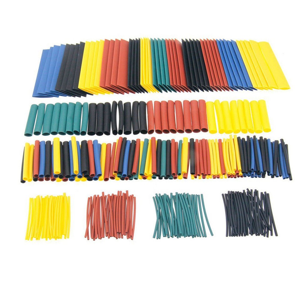 127/140/328/530pcs 2:1Heat Shrink Tube Tubing Sleeving Wrap Wire ...