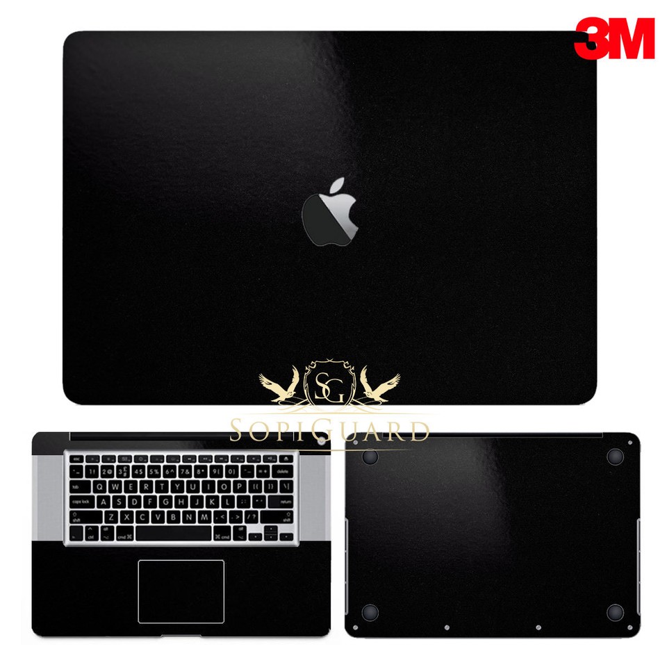 SopiGuard 3M Carbon Brushed Sticker Skin for Apple Macbook Pro 15 ...