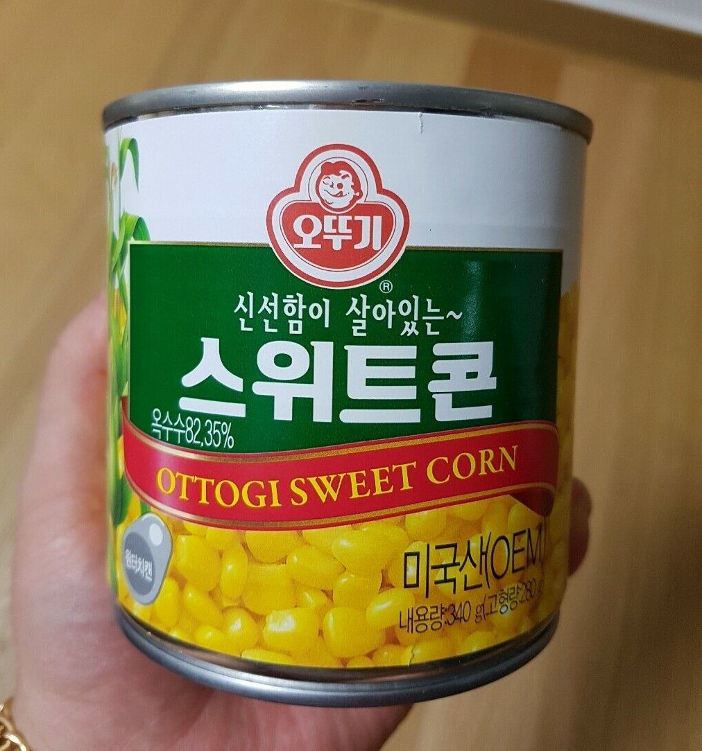 Korean OTTOGI SWEET CORN 340g Can Type US USA America OEM | eBay