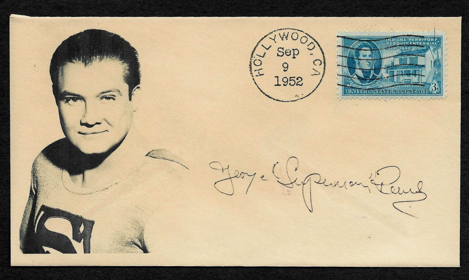 Superman George Reeves Featured on Ltd Edition Collector's Envelope ...