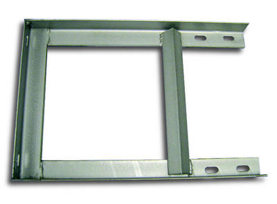 WALL BRACKET 12" x 18" GALVANISED STEEL FOR AERIAL, POLE, MAST | eBay UK