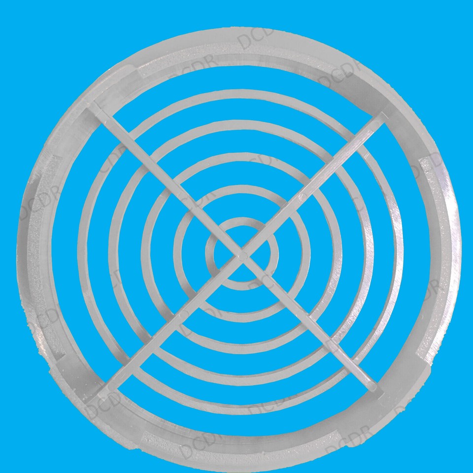 10x White Vivarium Reptile Push Fit Round Air Vent, 110mm, 100mm Hole ...