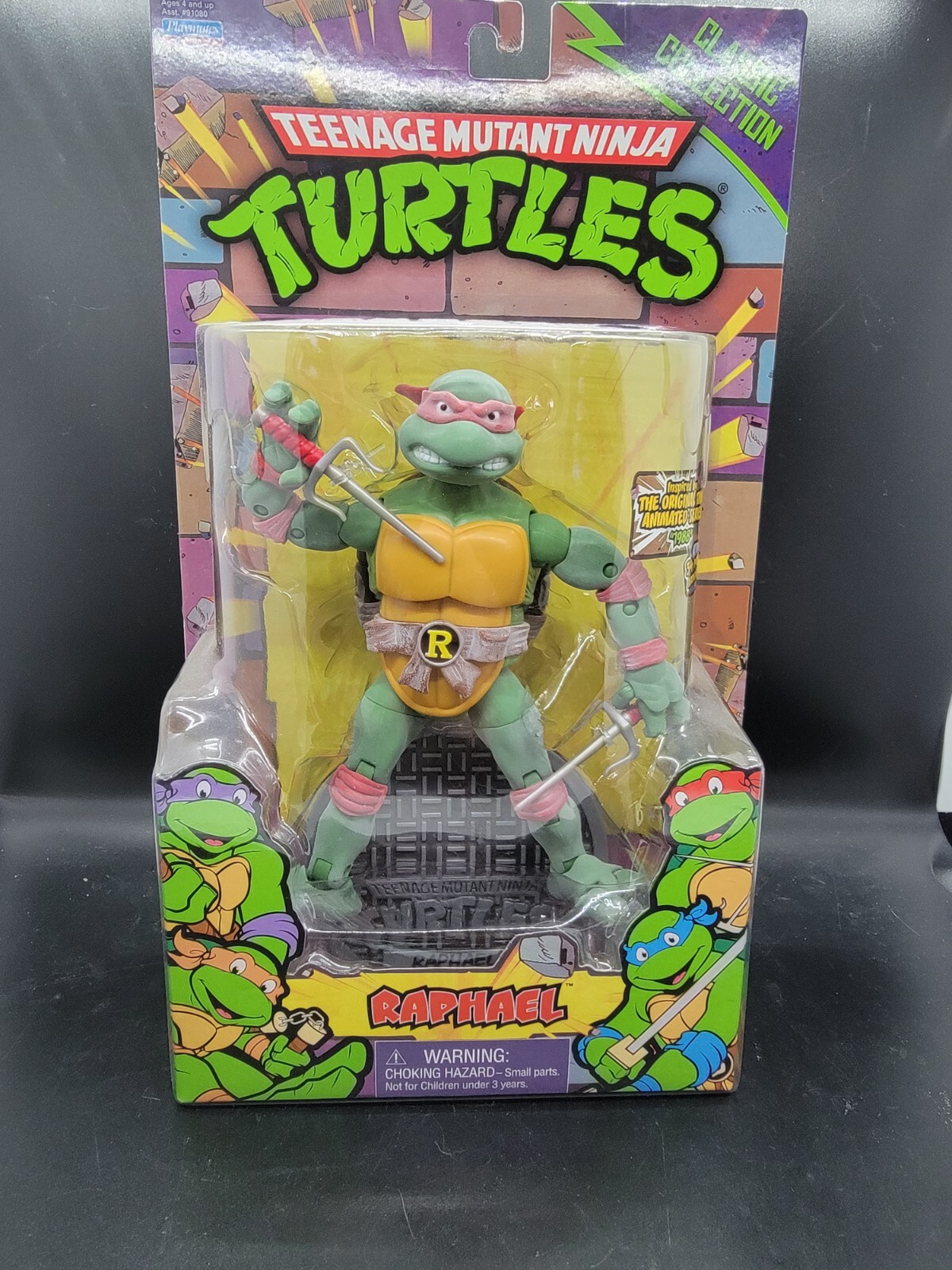Teenage Mutant Ninja Turtles Classic Collection Raphael Action Figure ...