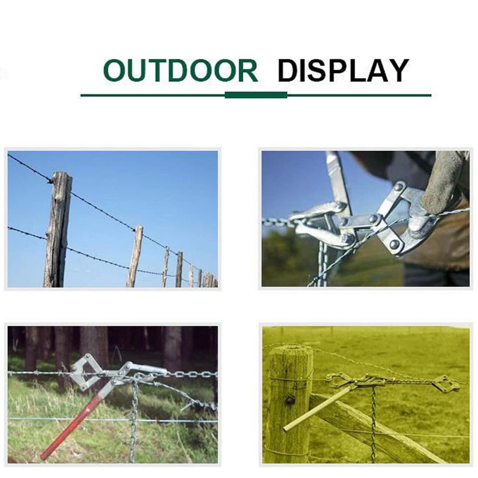 Fence Chain Strainer Barbed Wire Stretcher Chain Link Puller Tightener ...