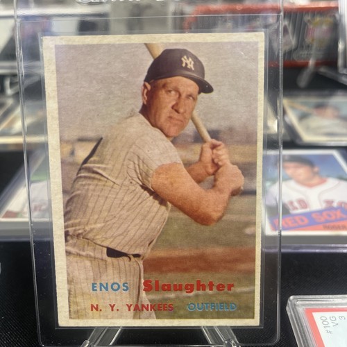 1957 Topps #215 Enos Slaughter VG-VG/EX | eBay