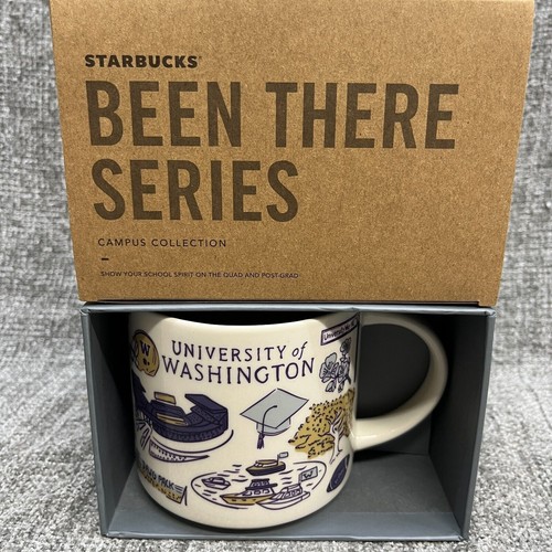 Starbucks UNIVERSITY OF WASHINGTON Been There UW Campus Mug Cup Great ...