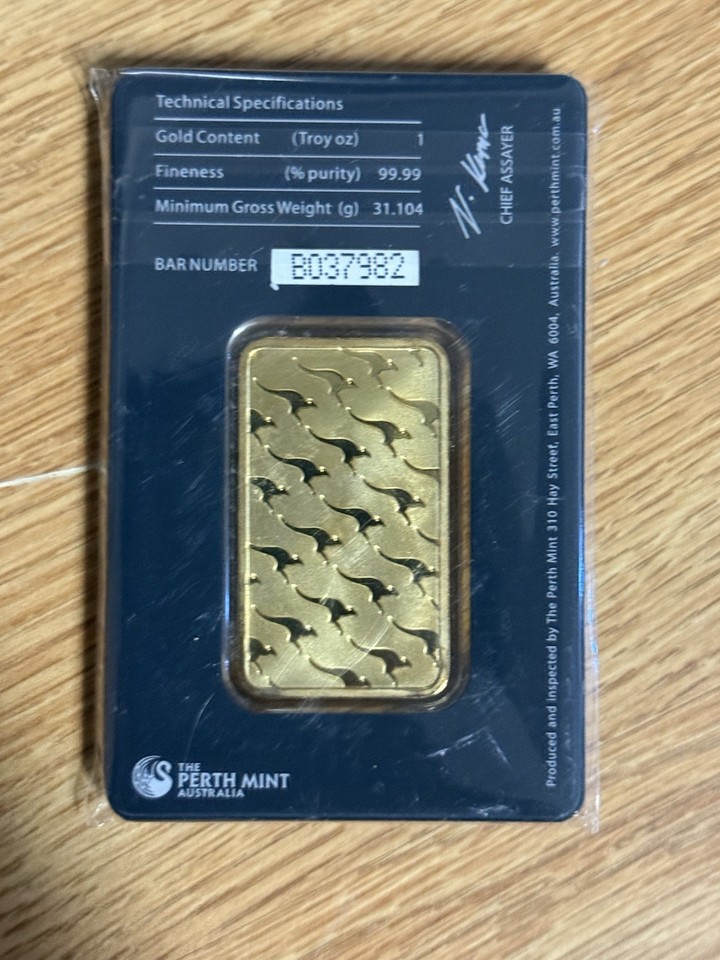 1 oz .9999 Gold Bar Perth Mint 100% authGold Bar in Certi-Lock® | eBay