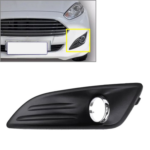 1x Left Front Bumper Fog Light Lamp Frame Cover For Ford Fiesta 2013 ...