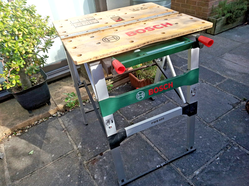 bosch folding work bench used | eBay UK