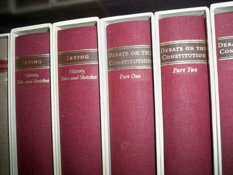 Large Lot The Library of America Set of 34 with slipcases MINT ...