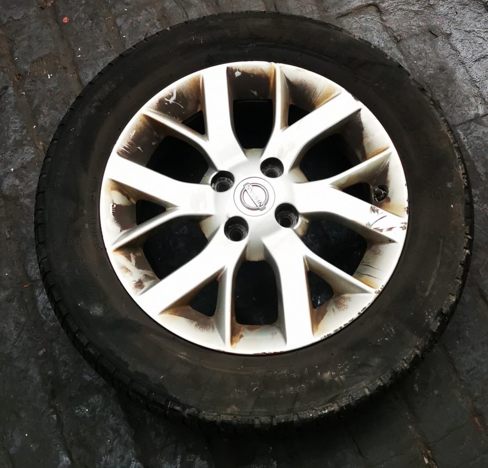 NISSAN NOTE 14-15-16-17 15INCH FULL SET OF ALLOY WHEELS WITH TYRES ...