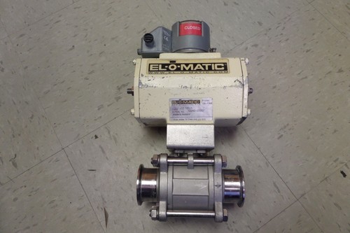 EL-O-MATIC Pneumatic Actuator ED 100/A ED100A With 2" 316 S/S Ball ...